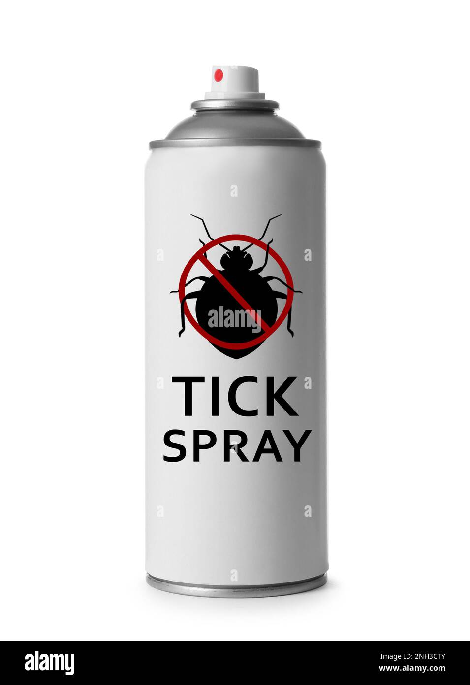 Tick spray isolated on white. Insect repellent Stock Photo - Alamy