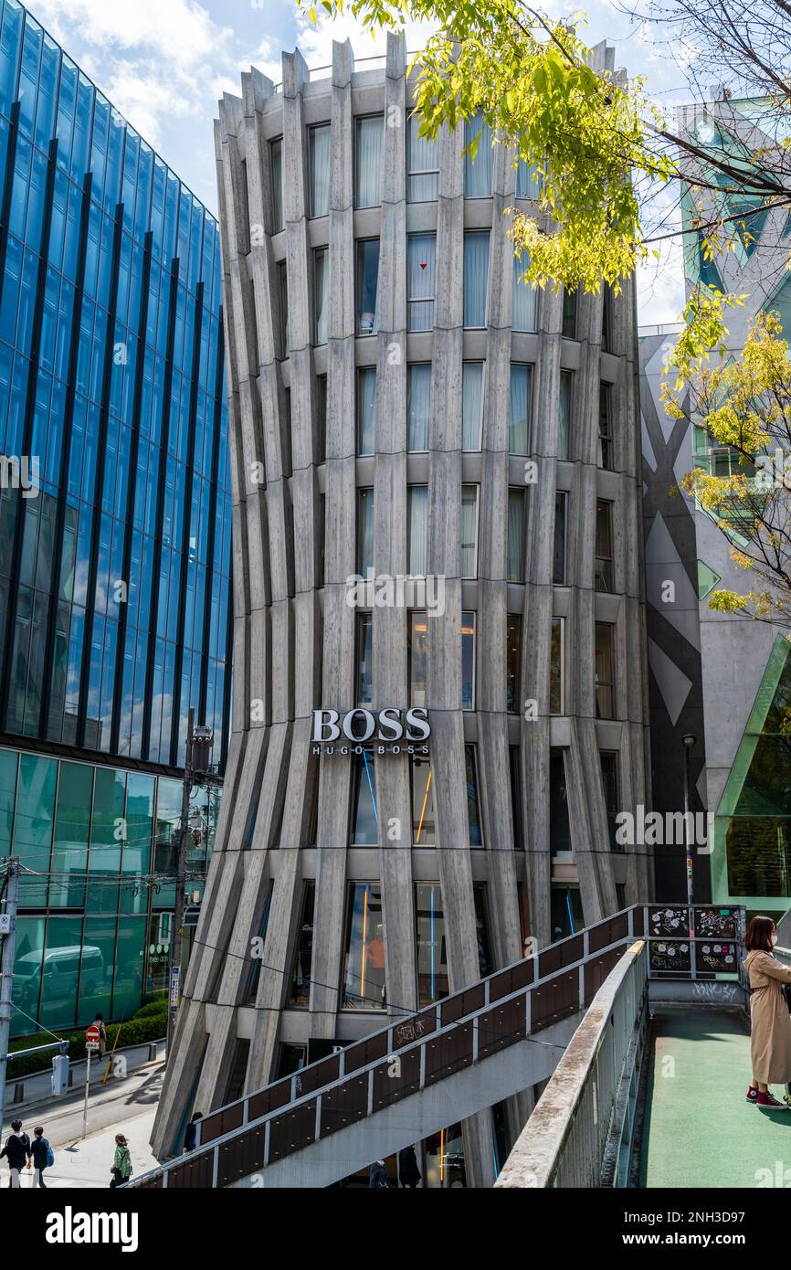 Hugo Boss flagship store in Omotesando, Tokyo. Designer Norihiko Dan ...
