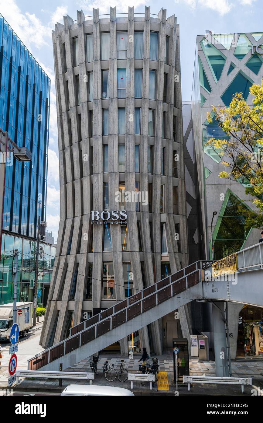 Hugo Boss flagship store in Omotesando, Tokyo. Designer Norihiko Dan ...