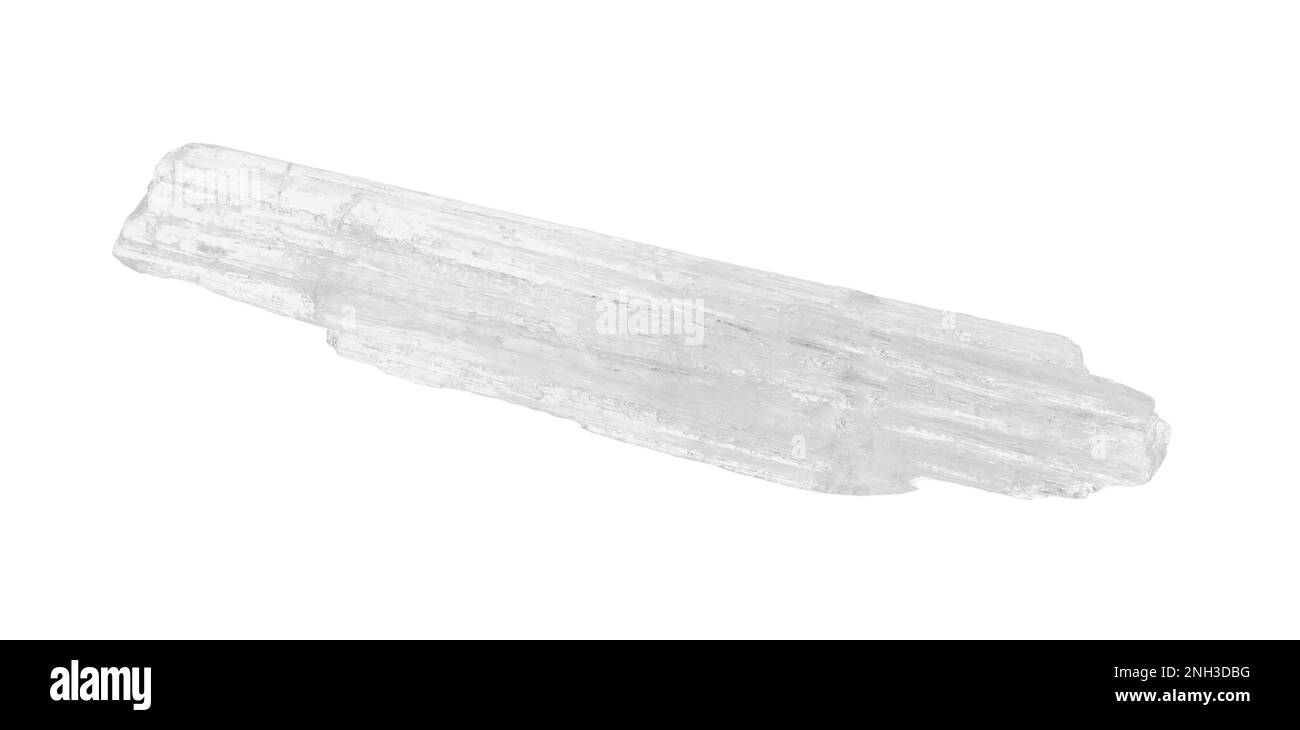 One translucent menthol crystal on white background Stock Photo - Alamy