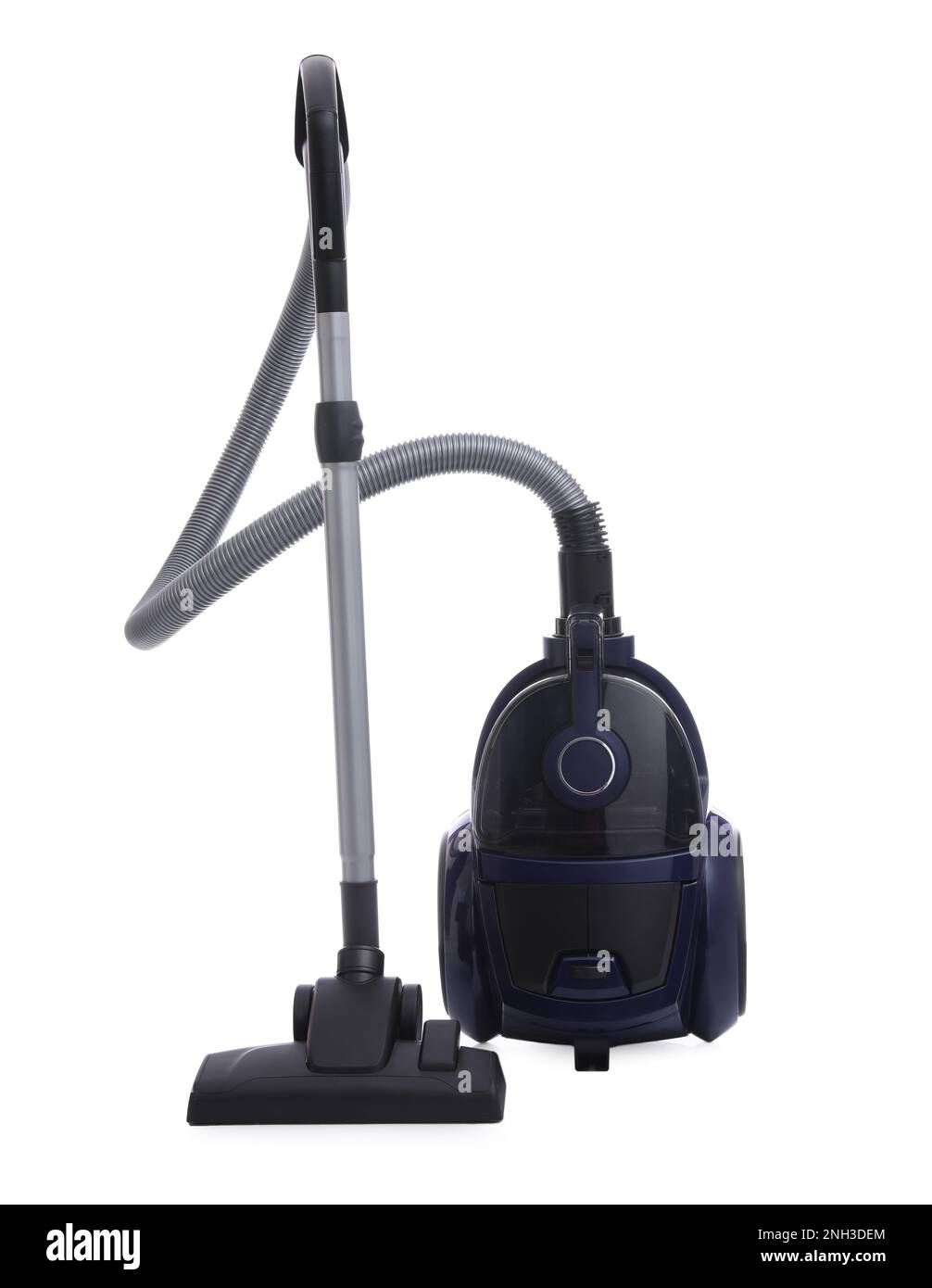 Modern new vacuum cleaner on white background Stock Photo - Alamy