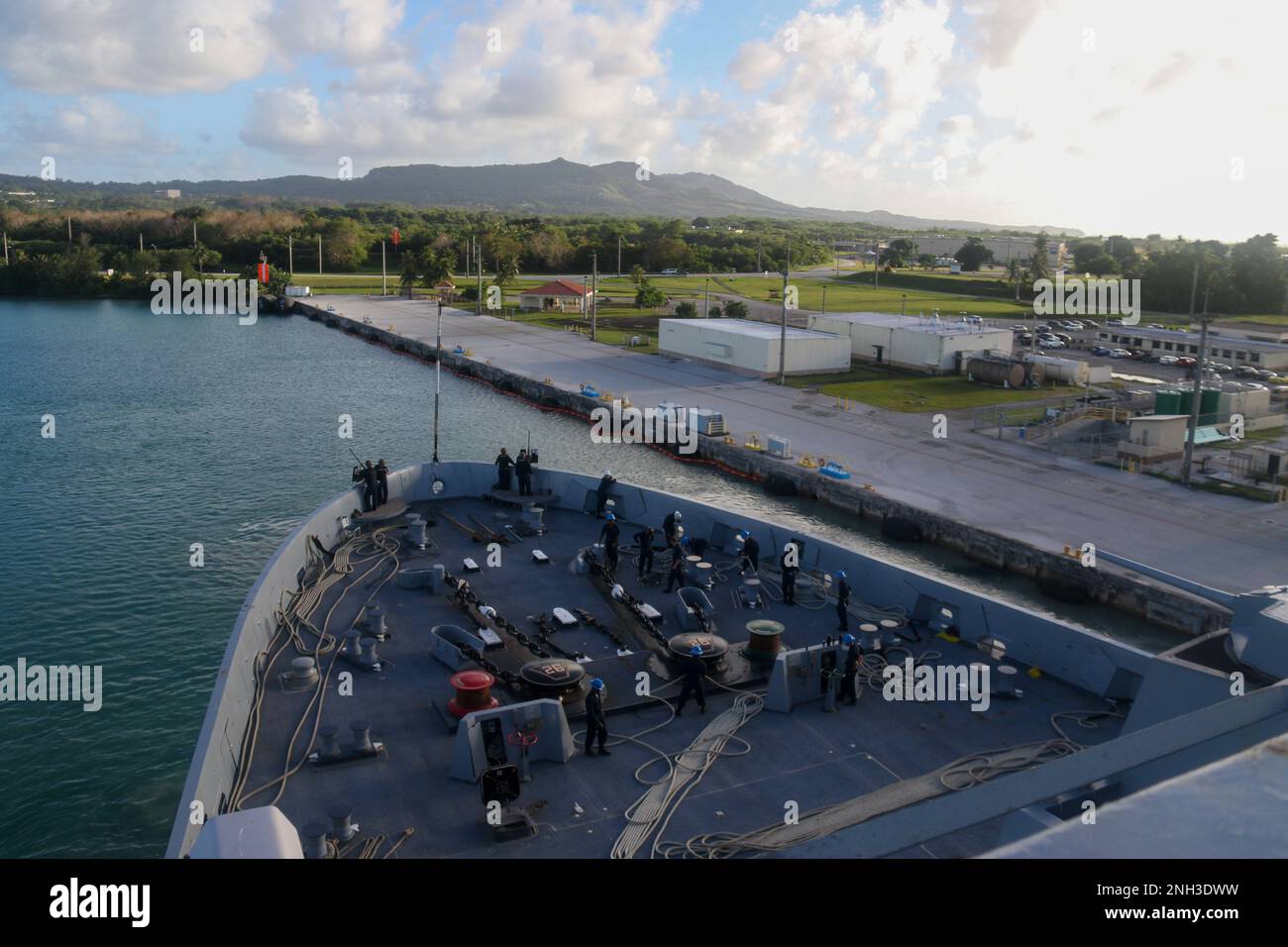 Guam (Dec. 10 2022) Amphibious transport dock ship USS John P. Murtha ...