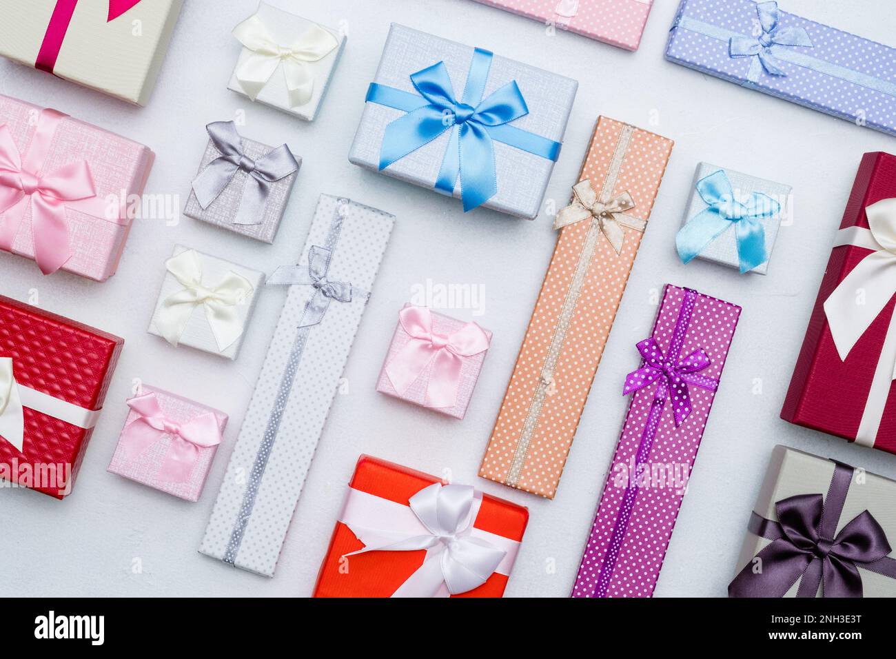 present wrapping craft creative idea boxes design Stock Photo - Alamy