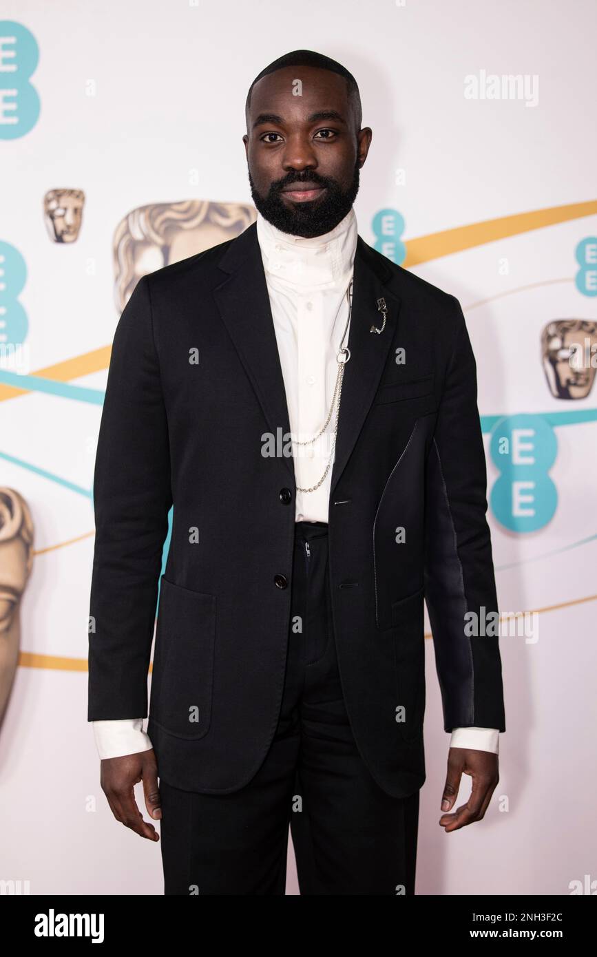 Paapa Essiedu poses for photographers upon arrival at the 76th British ...