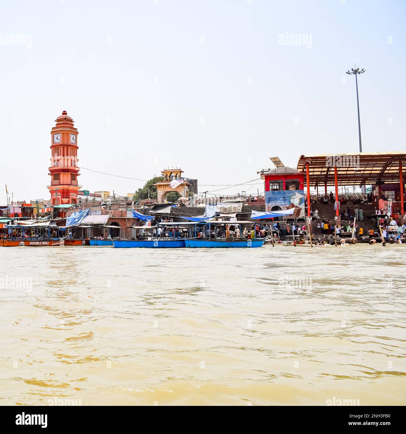 Ganga as seen in Garh Mukteshwar, Uttar Pradesh, India, River Ganga is ...