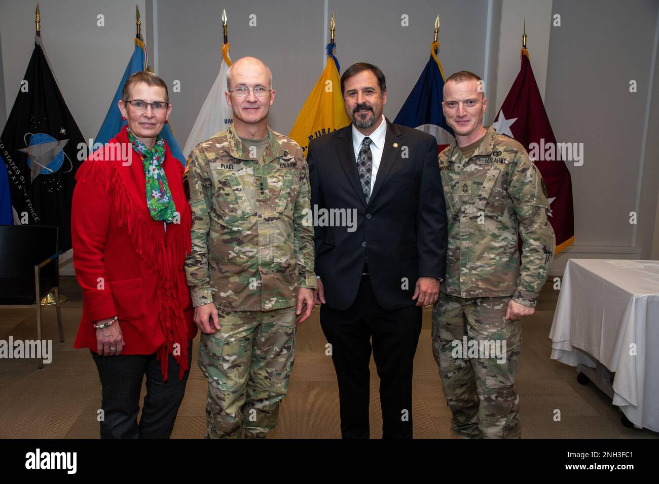 U.S. Army Lt. Gen. Ronald J. Place, DHA director, and his wife, Carol ...