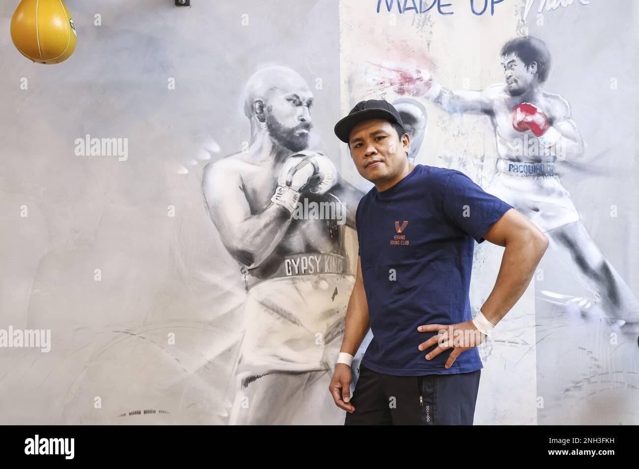 Jake Verano, founder of Verano Boxing Club in Sai Ying Pun. 14FEB23 ...