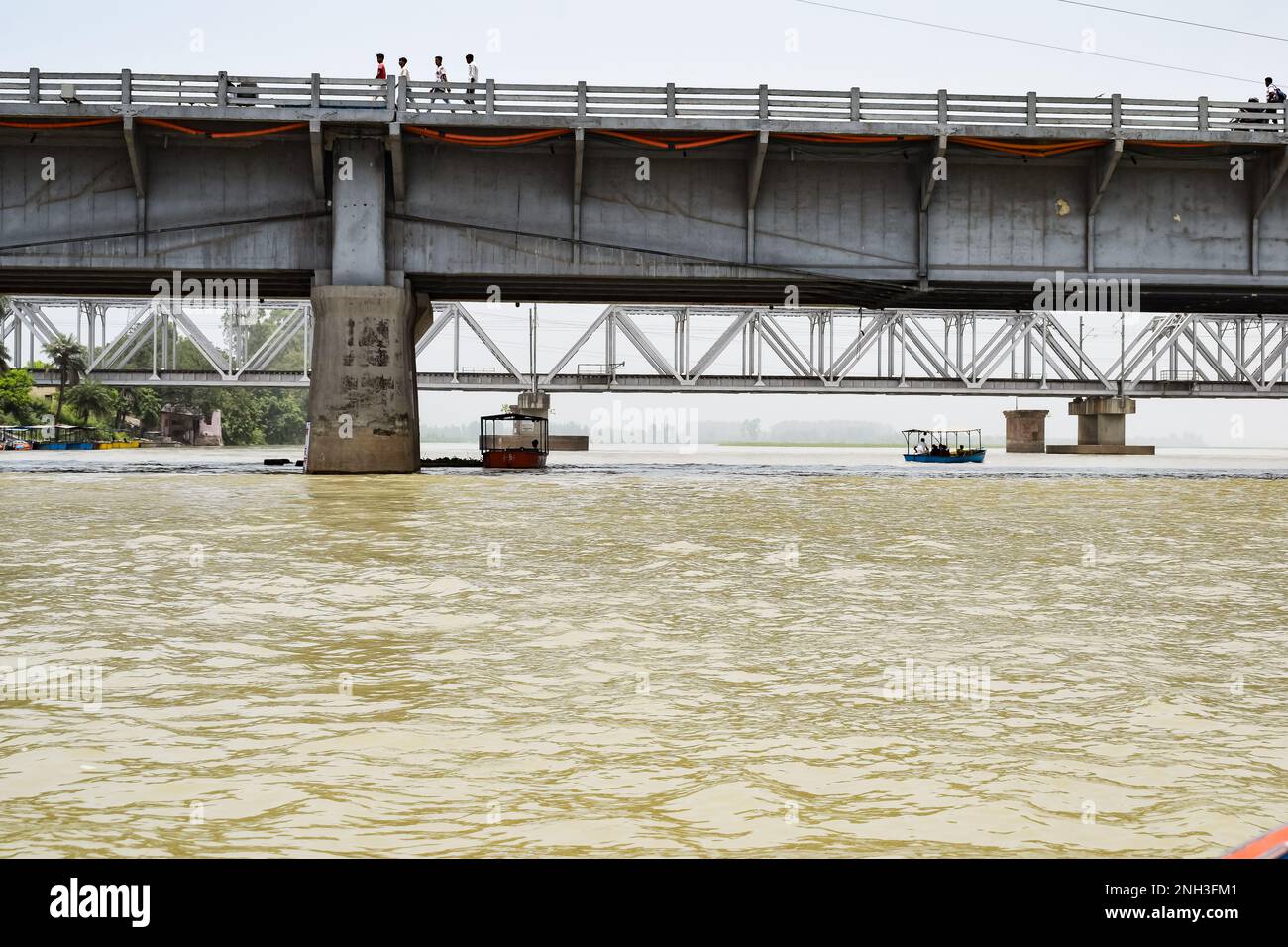 Ganga as seen in Garh Mukteshwar, Uttar Pradesh, India, River Ganga is ...