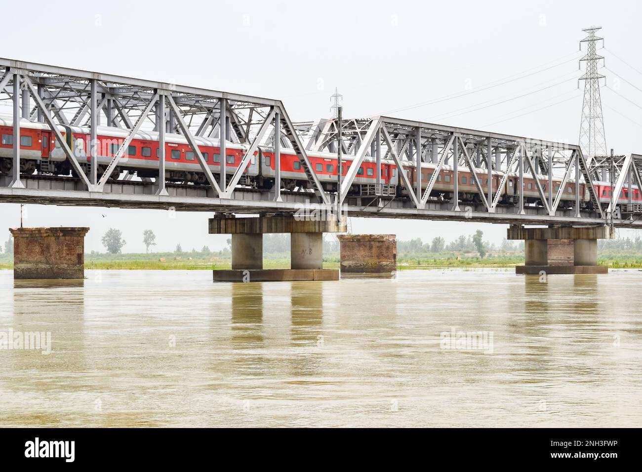 Ganga as seen in Garh Mukteshwar, Uttar Pradesh, India, River Ganga is ...