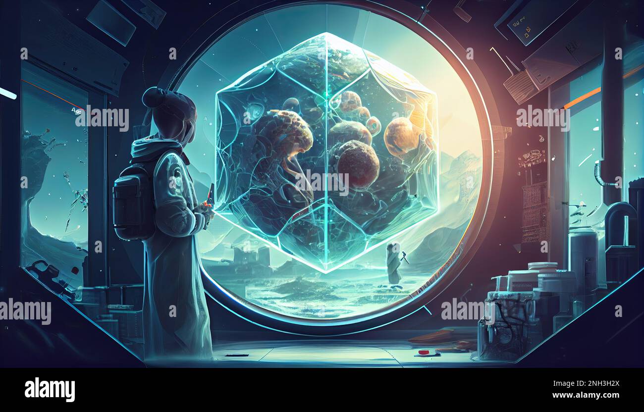 weird ancient science concept, mythology, skulls, history. portal Stock ...