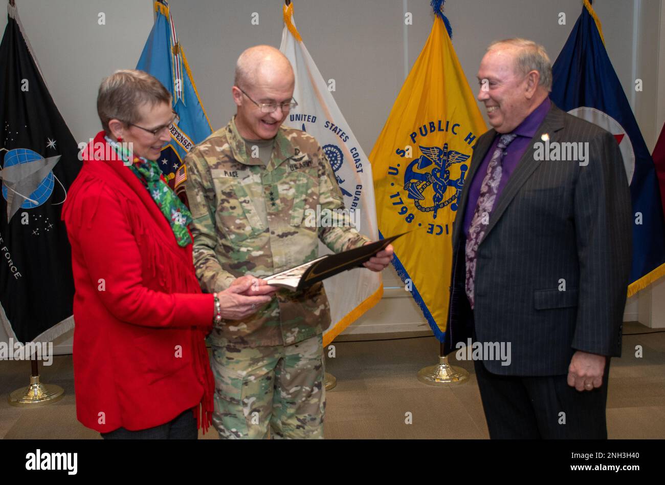 U.S. Army Lt. Gen. Ronald J. Place, DHA director, and his wife, Carol ...