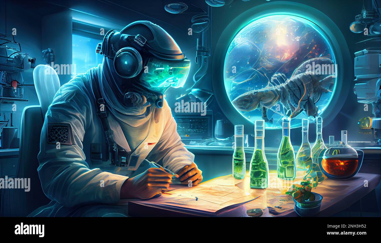 weird ancient science laboratory concept, mythology, skulls, history ...