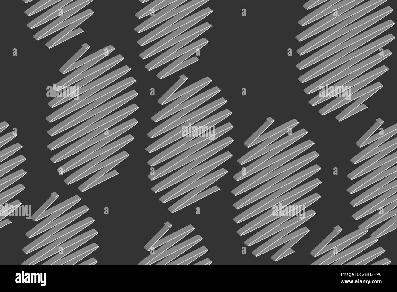 Grey Vector Isometric Lattice Background Seamless Pattern, 3D ...