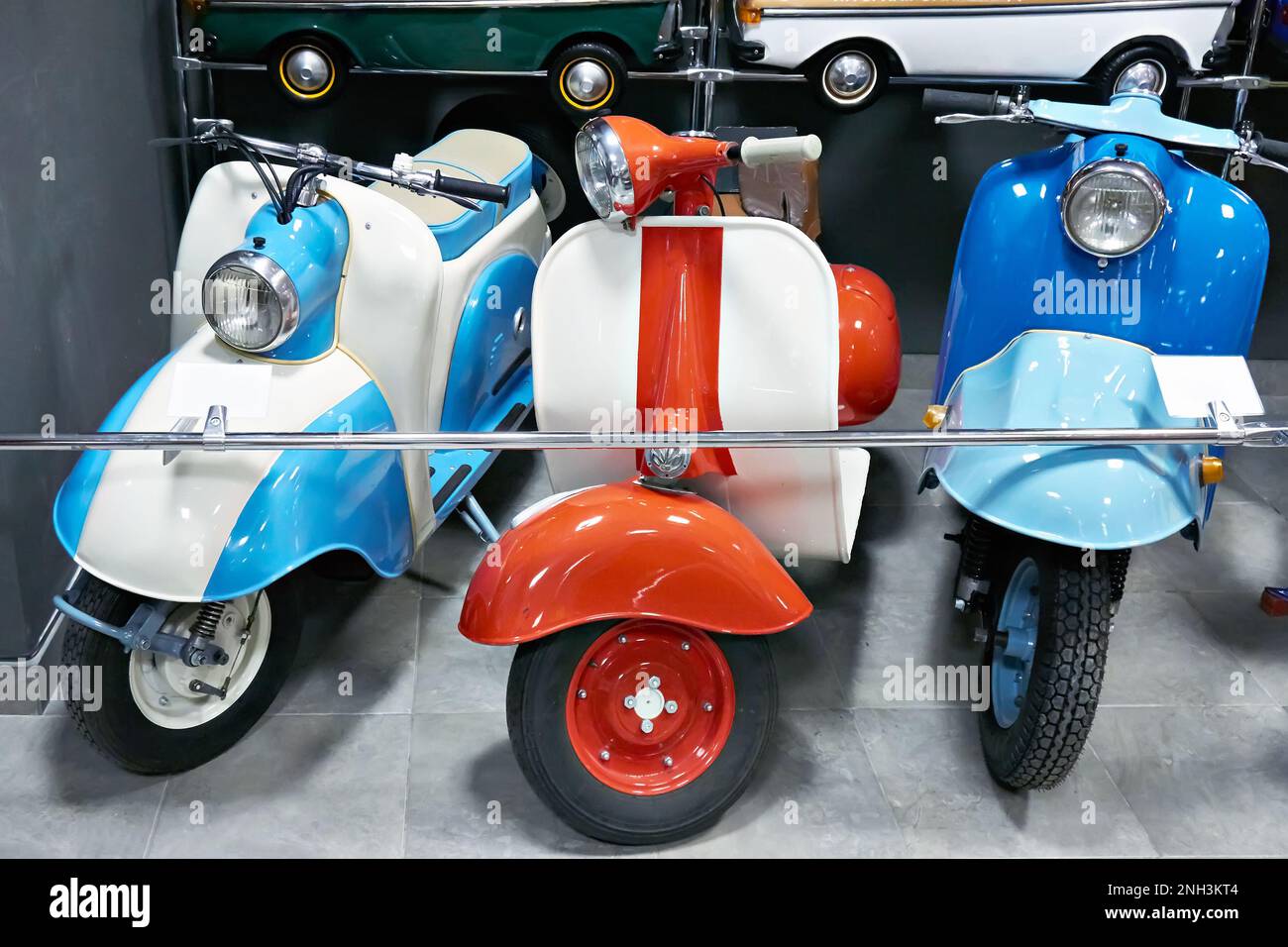 Classic motor scooters hi-res stock photography and images - Alamy