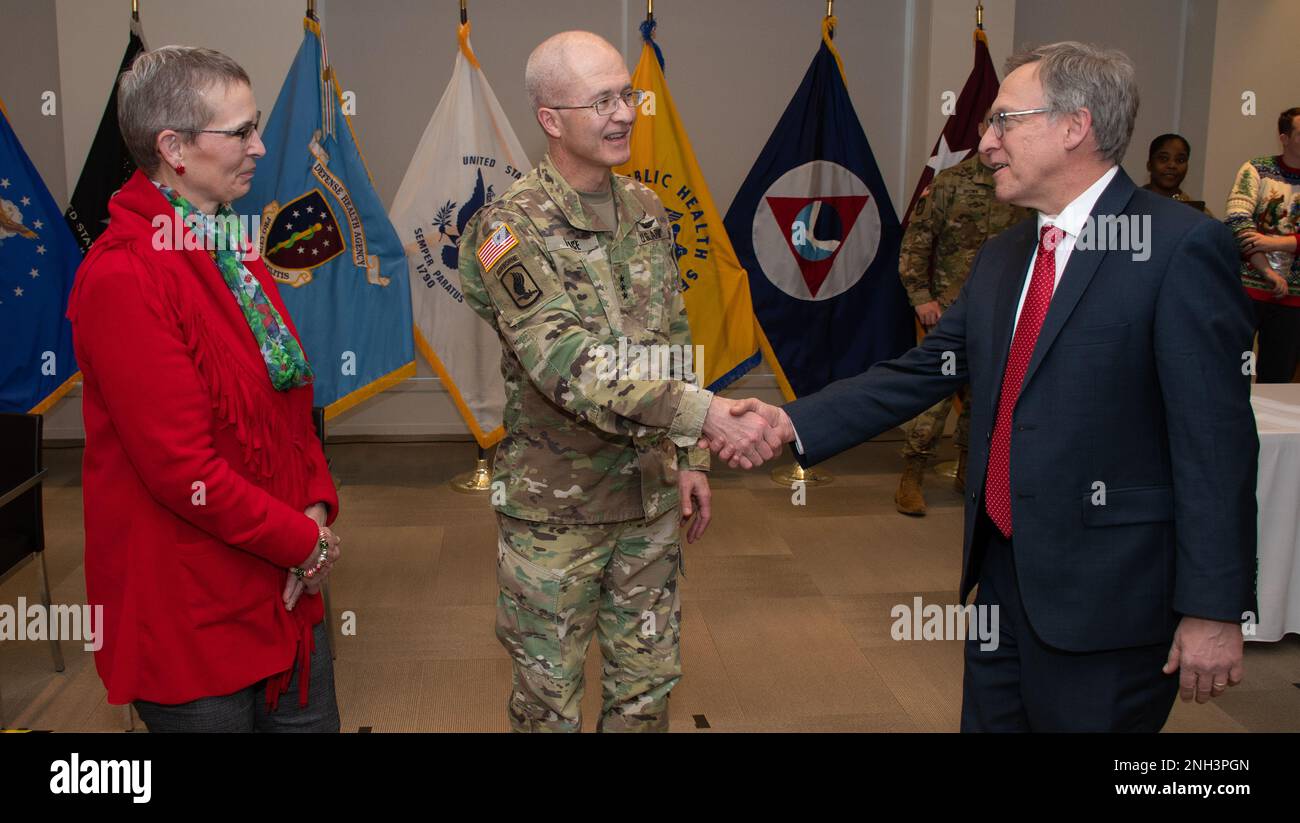 U.S. Army Lt. Gen. Ronald J. Place, DHA director, and his wife, Carol ...