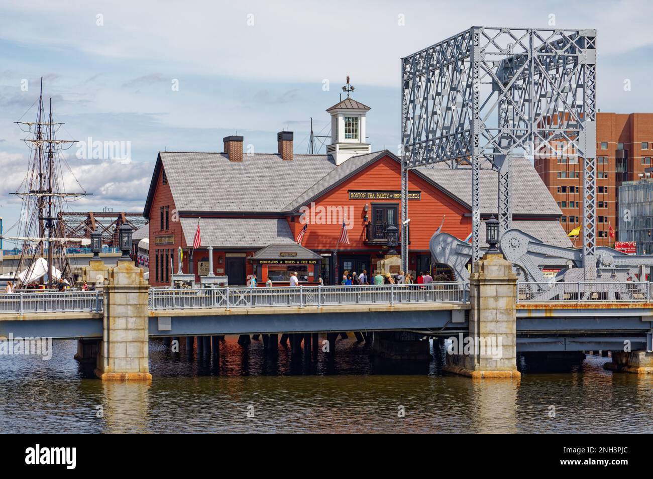 Boston Tea Party Ships and Museum, located on the Congress Street ...
