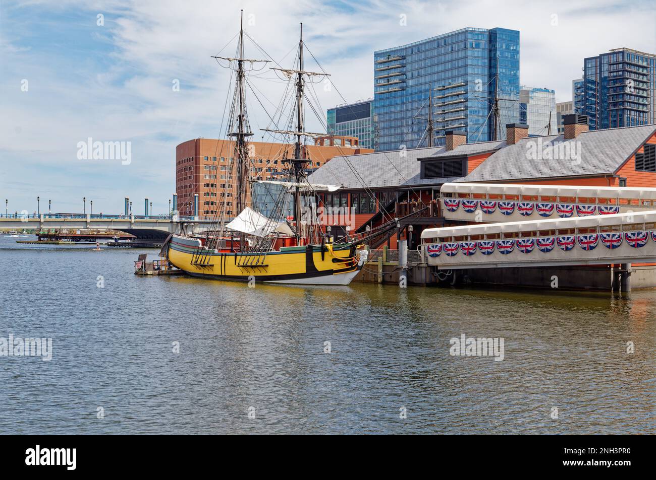 Boston Tea Party Ships and Museum, located on the Congress Street ...