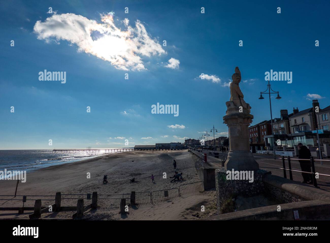 The Esplanade, Lowestoft Stock Photo - Alamy