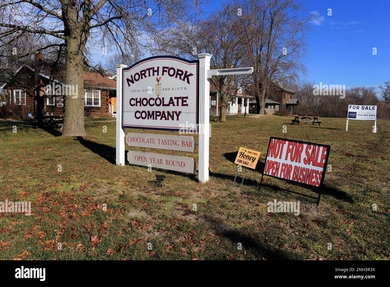 North Fork Chocolate Company Long Island New York Stock Photo - Alamy