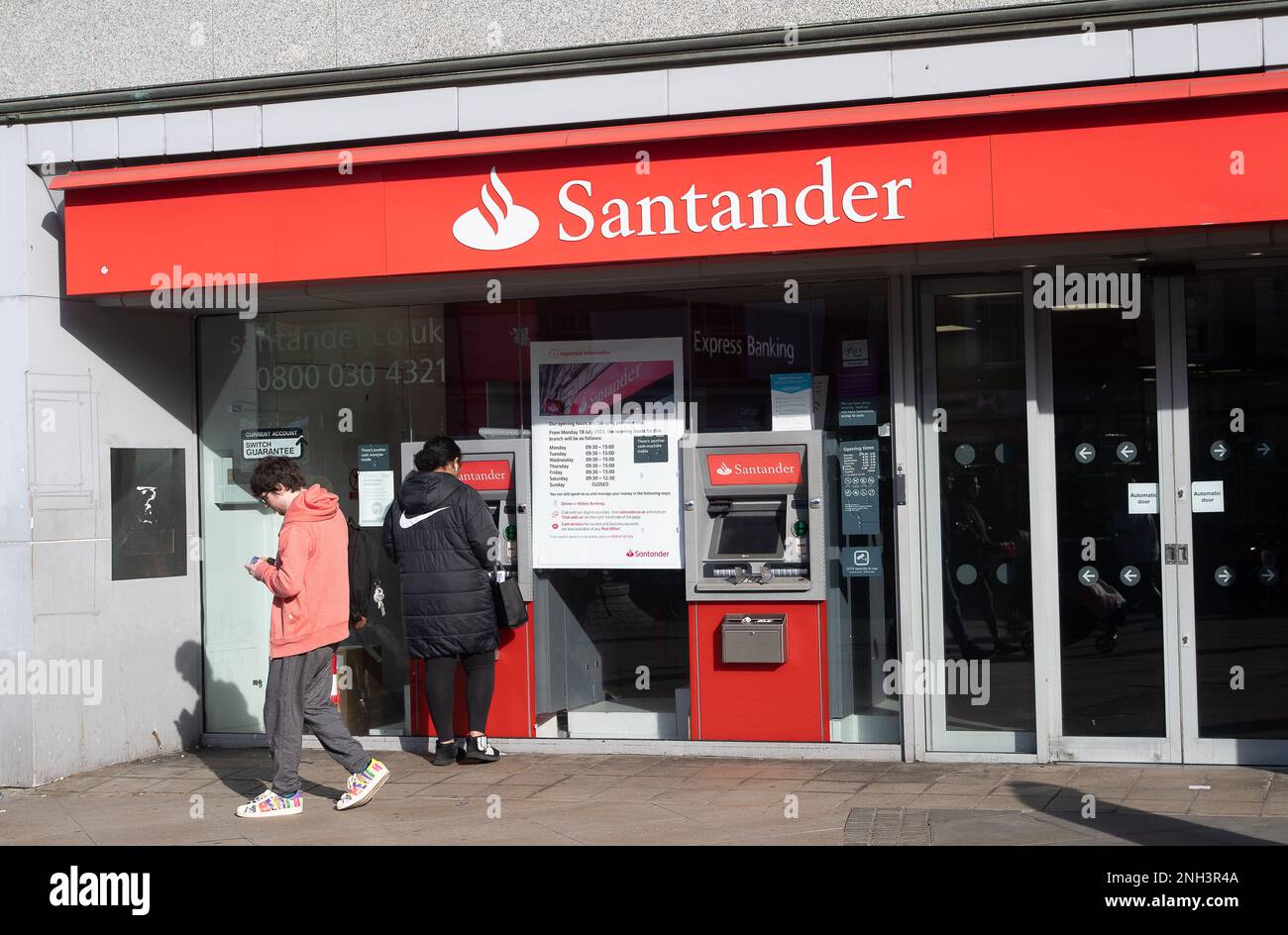 Uxbridge, London Borough of Hillingdon, UK. 9th February, 2023. Cash ...