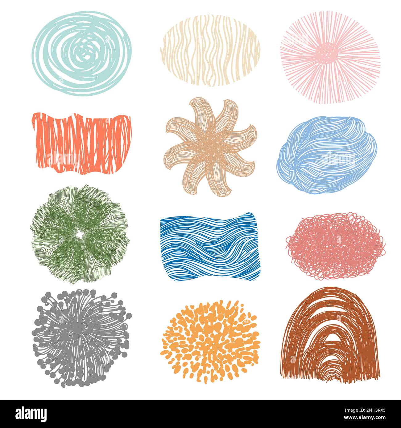 Abstract pattern, organic shapes, curves, Lines. Contemporary modern ...