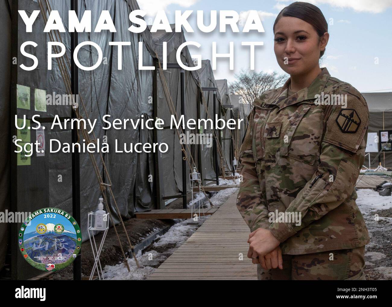 U.S. Army Sgt. Daniela Lucero assigned to the 301st MEB out of Joint Base Louis-Mchord works as ...