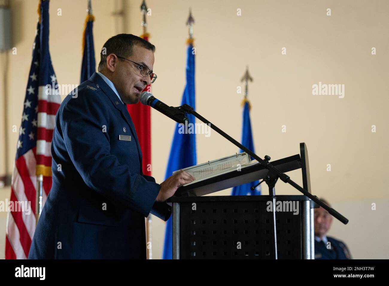 U.S. Air Force Col. Humberto Pabon Jr., the outgoing 156th Wing ...