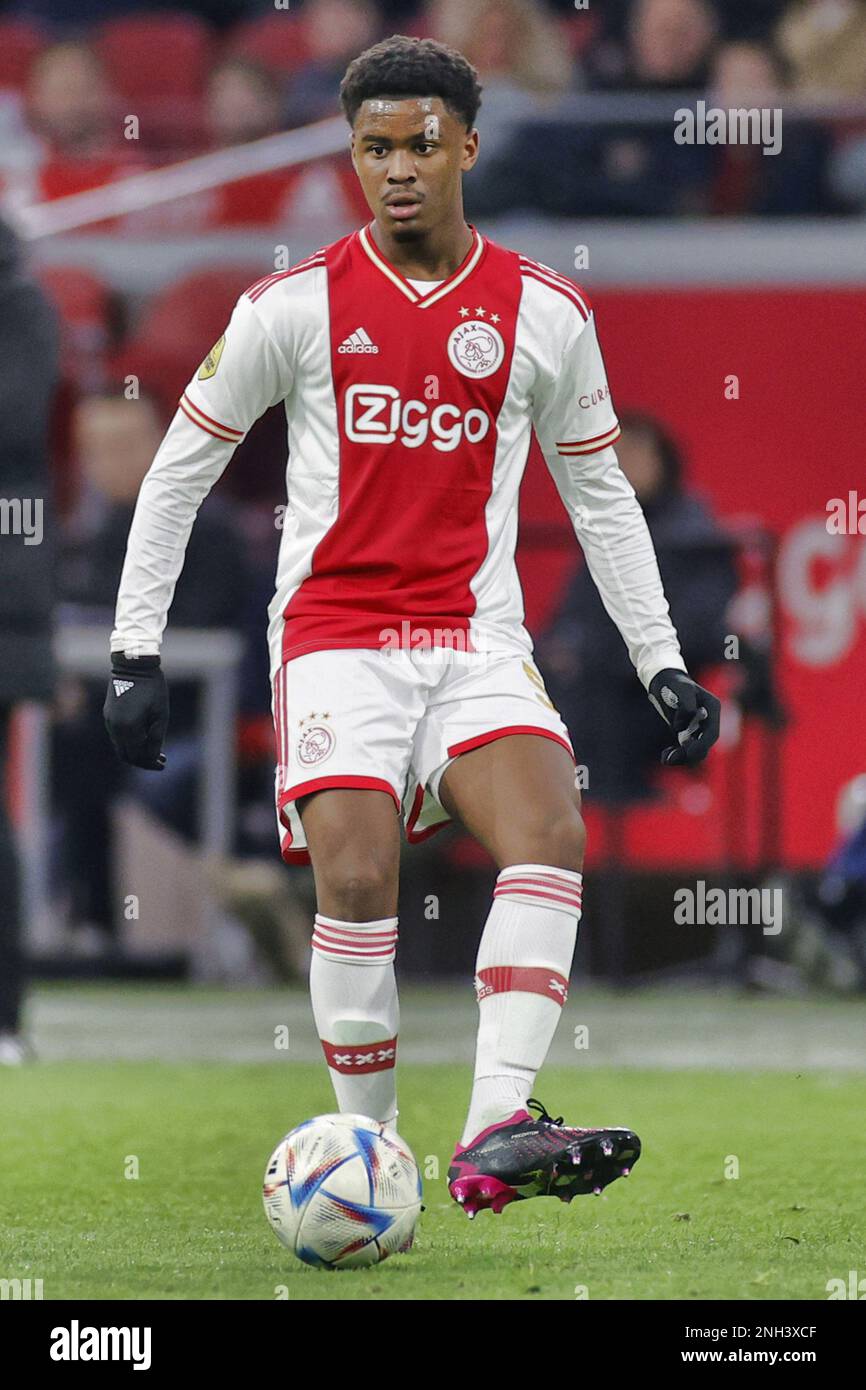 AMSTERDAM, 19-02-2023 , JohanCruyff Arena, season 2022 / 2023 , Dutch Eredivisie Football match ...