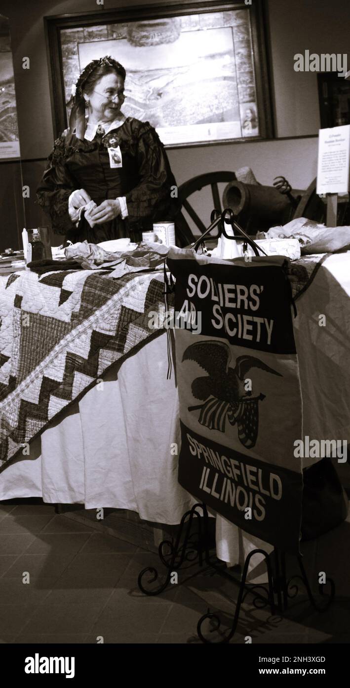 Rose Connolly of the Soldiers' Aid Society of Springfield, Ill ...