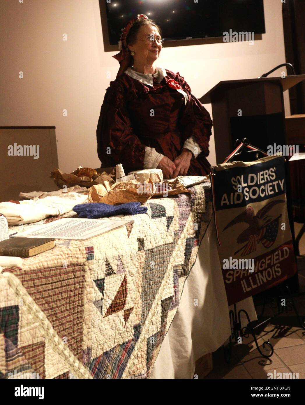 Rose Connolly of the Soldiers' Aid Society of Springfield, Ill ...