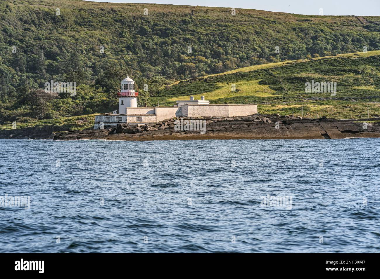 Valentia Island Lighthouse, Fort Point. Co Kerry, Ireland Stock Photo ...