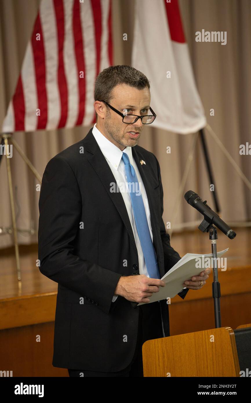 Philip Roskamp, the counselor of public affairs at U.S. Embassy Tokyo ...