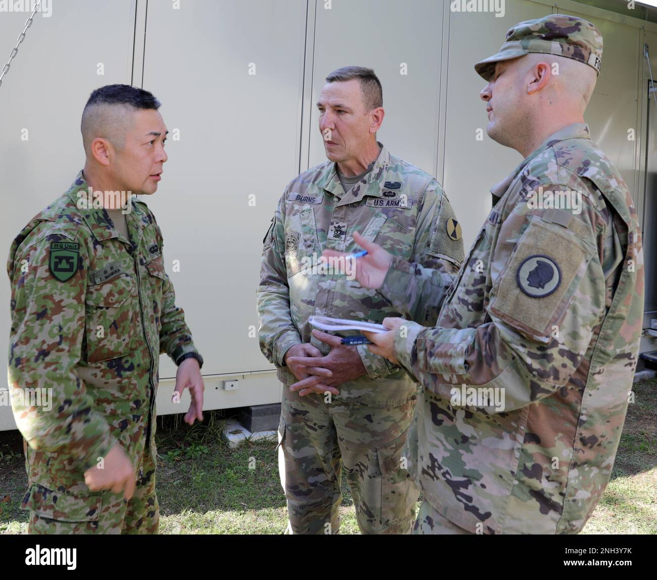 Command Sergeant Major Michael Burns, 7th Infantry Division Operations ...