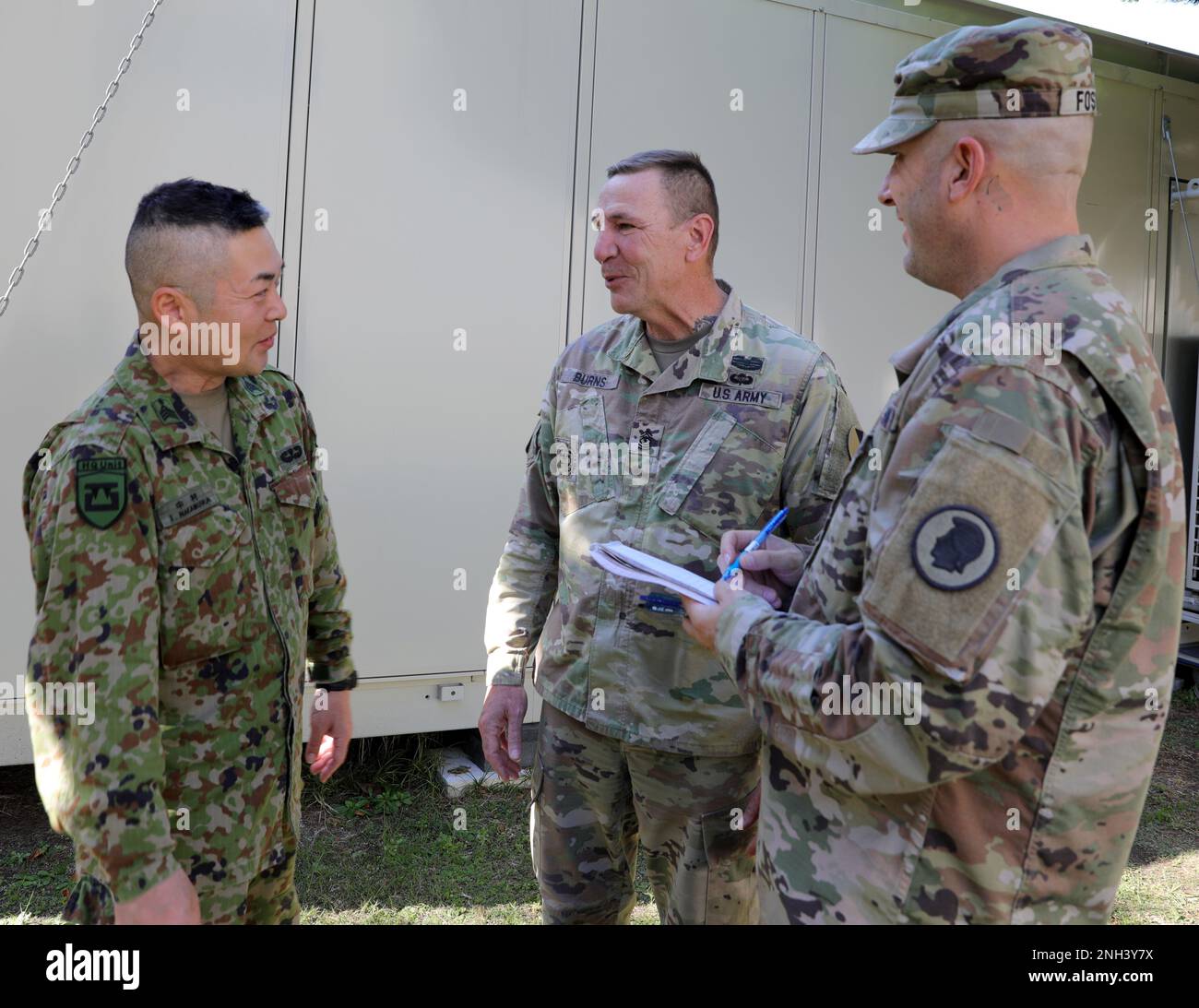 Command Sergeant Major Michael Burns, 7th Infantry Division Operations ...