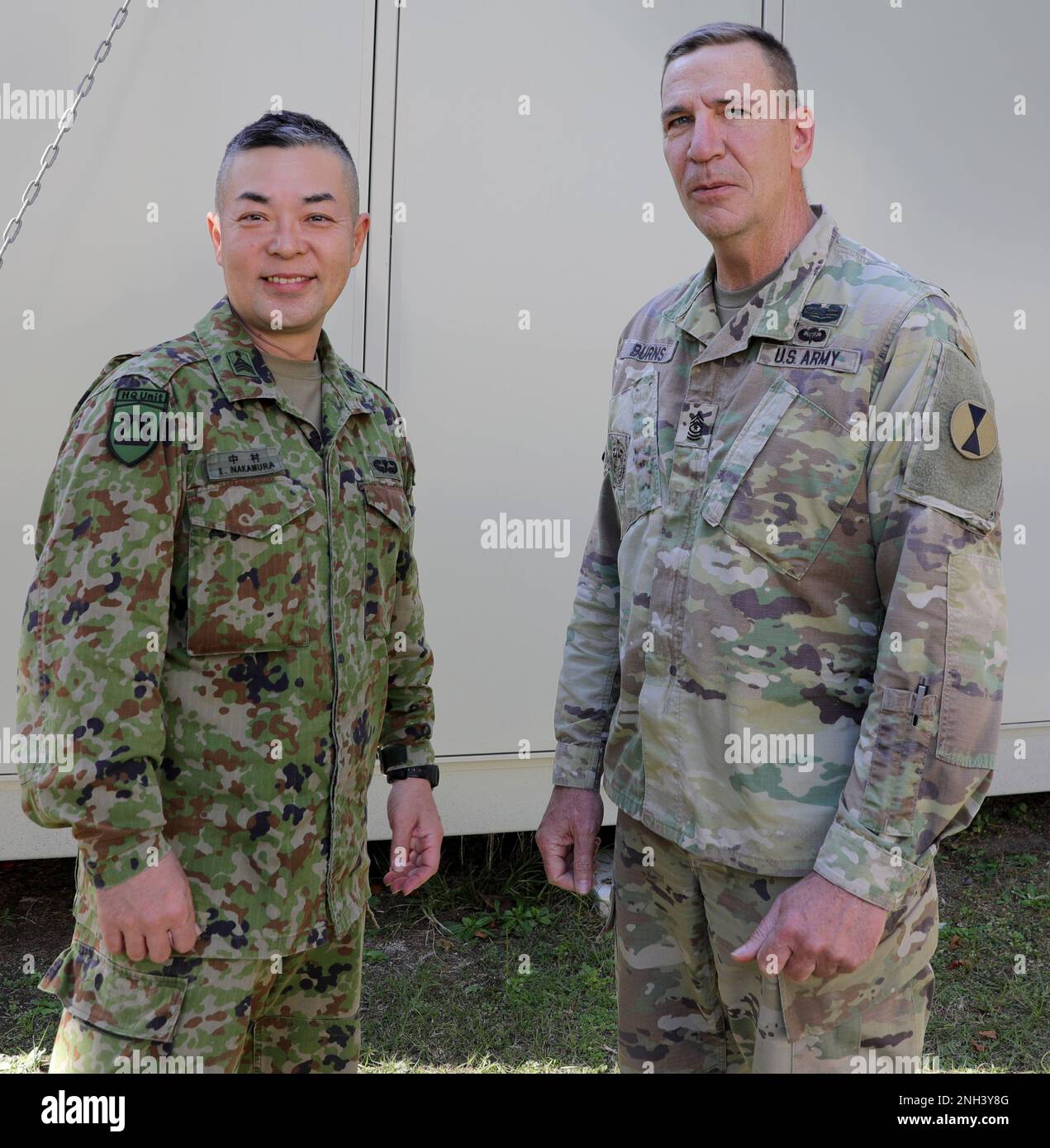 Command Sergeant Major Michael Burns, 7th Infantry Division Operations ...