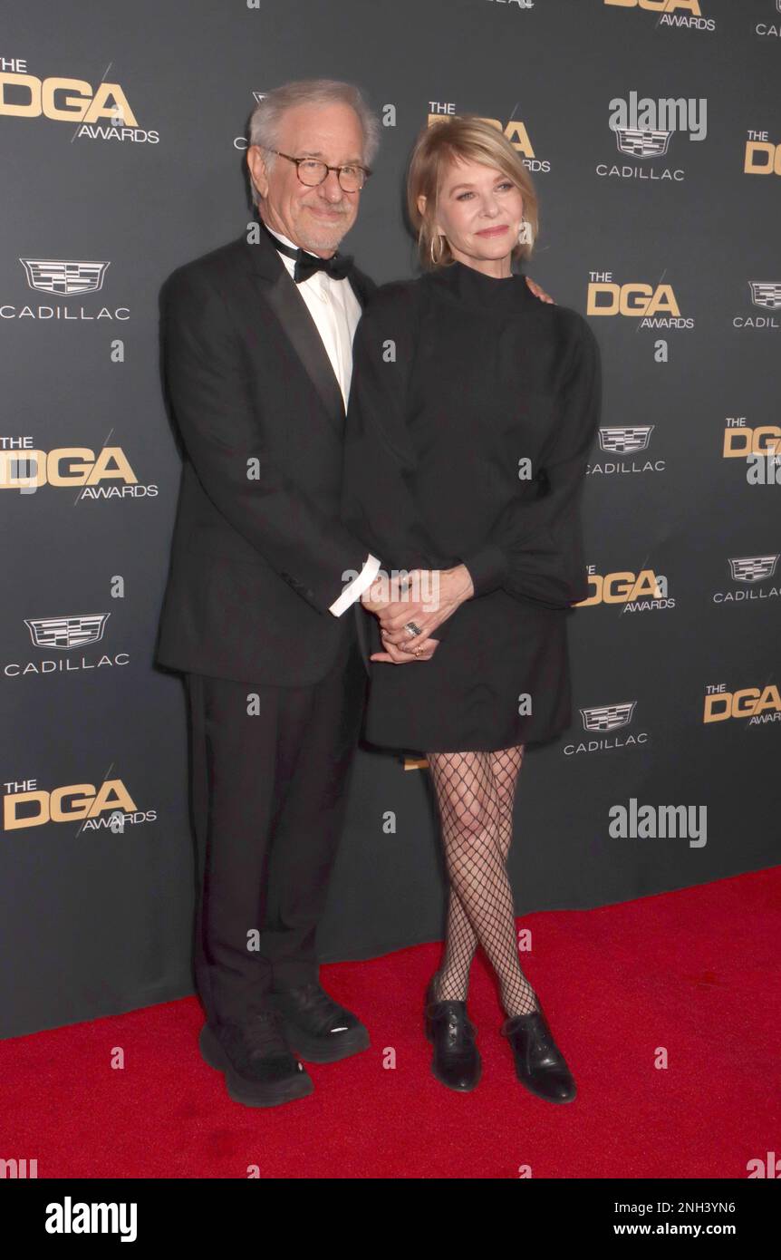 Steven Spielberg, Kate Capshaw 02/18/2023 The 75th Annual Directors ...