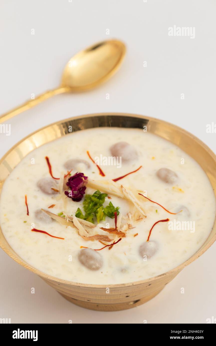 Creamy Rice Pudding Also Called Kheer, Payasam, Payesh, Khir Or ...