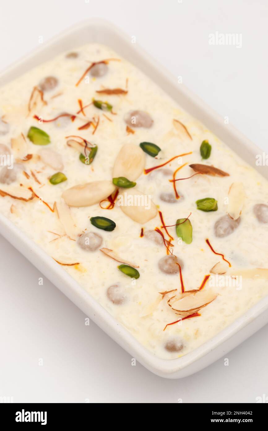 Creamy Rice Pudding Also Called Kheer, Payasam, Payesh, Khir Or ...