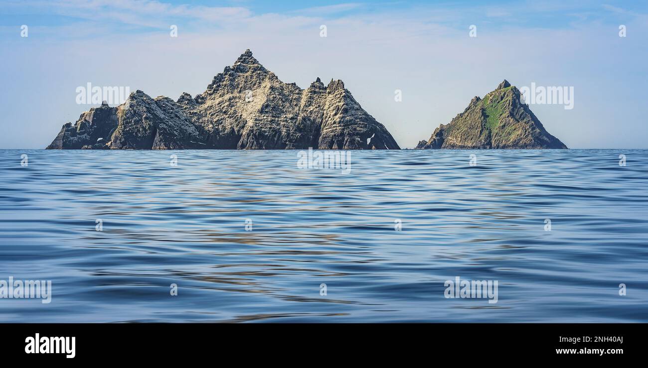 Skellig archipelago - Great and Little Skellig Islands in calm ...