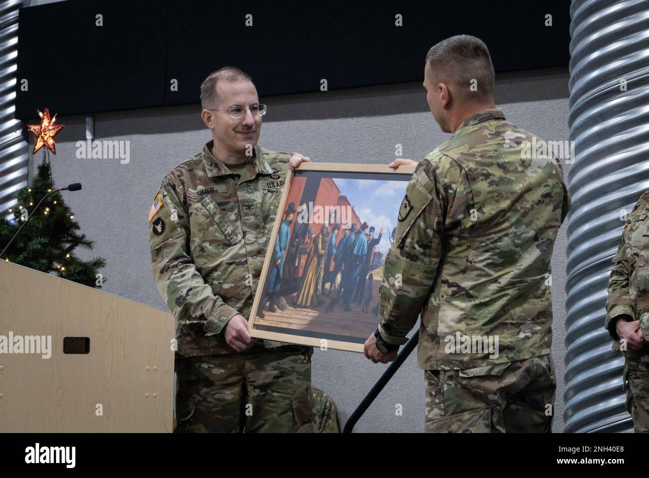 During the Camp Ripley Garrison Command change of command ceremony ...