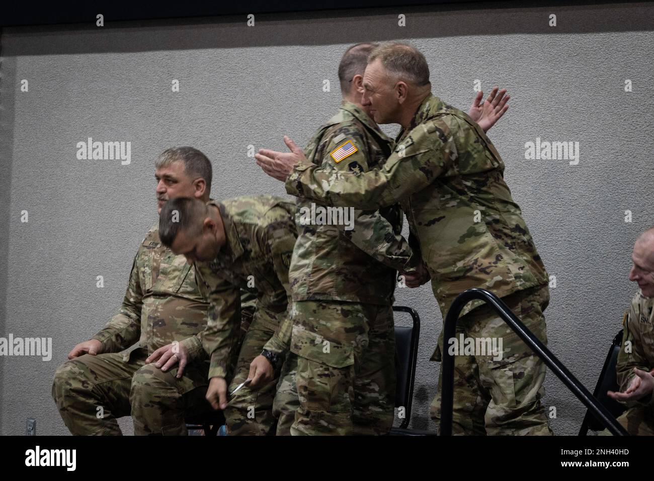 Command Sgt. Major Marcus Erickson expresses gratitude for Army Col ...