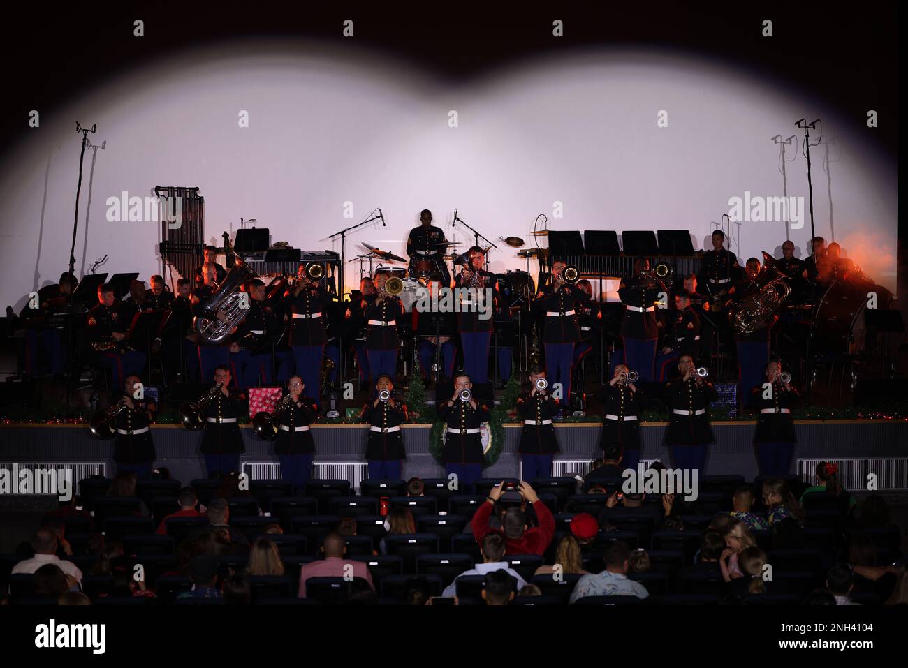 U.S. Marines with the III Marine Expeditionary Force Band perform ‘The ...