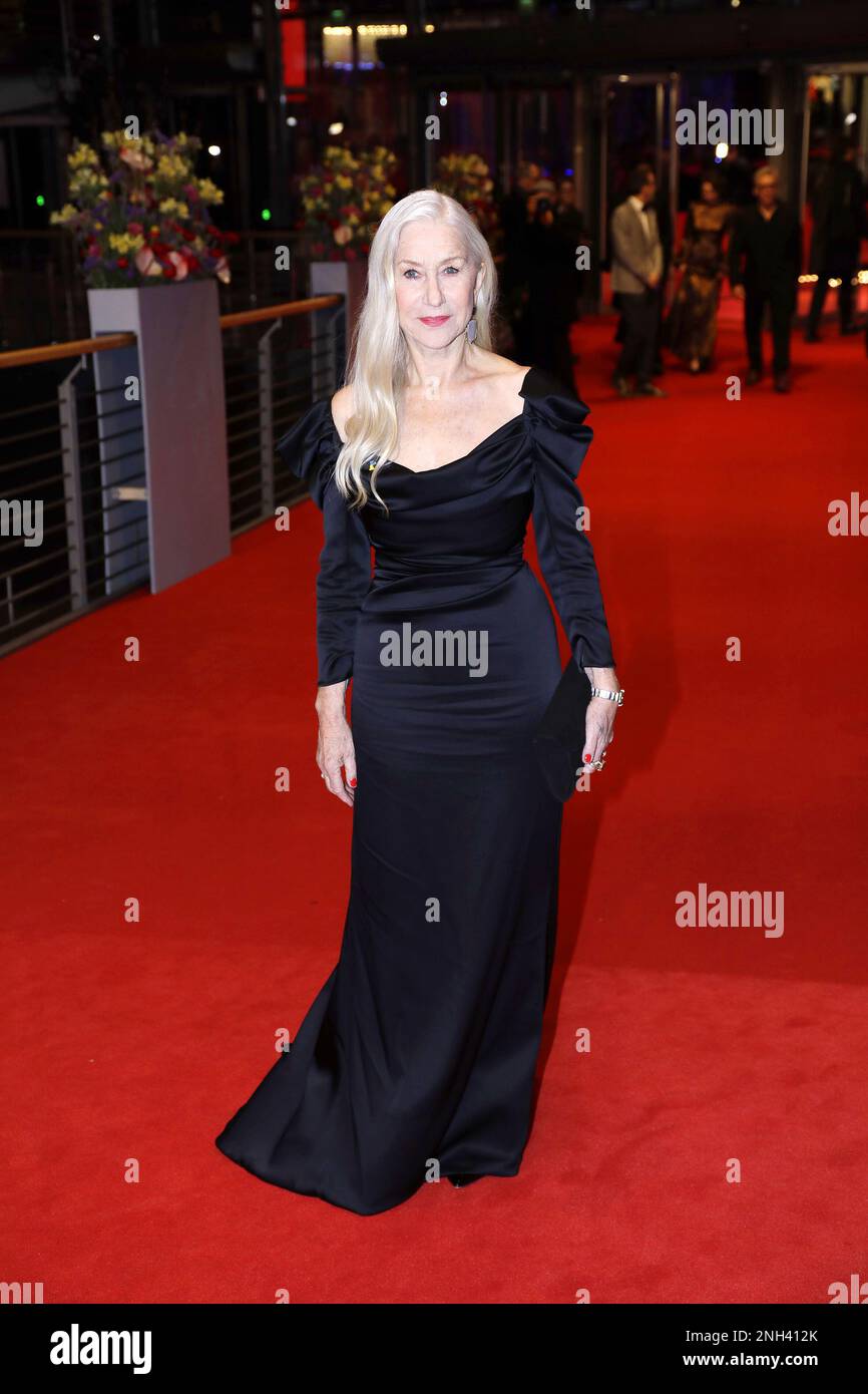 Helen Mirren attends the "Golda" film premiere during the 73rd ...