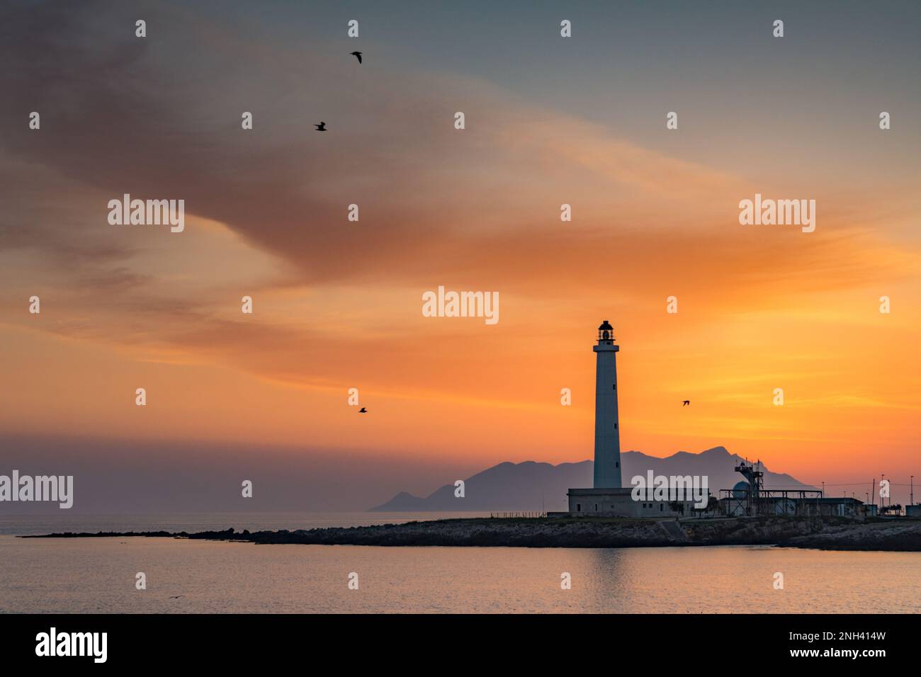 Marettimo sicily sunset hi-res stock photography and images - Alamy