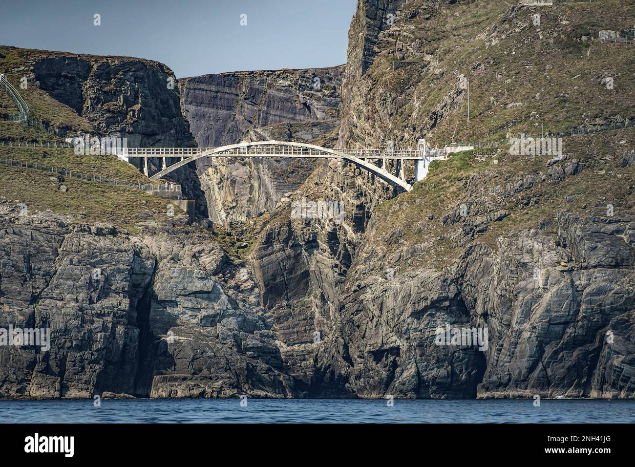 Mizen Head Bridge which leads to Mizen Head Signal Station and Visitor ...