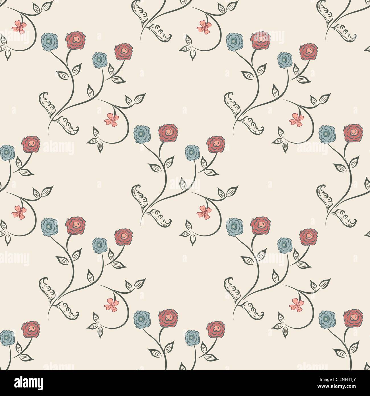 Climbing florals Stock Vector Images - Alamy