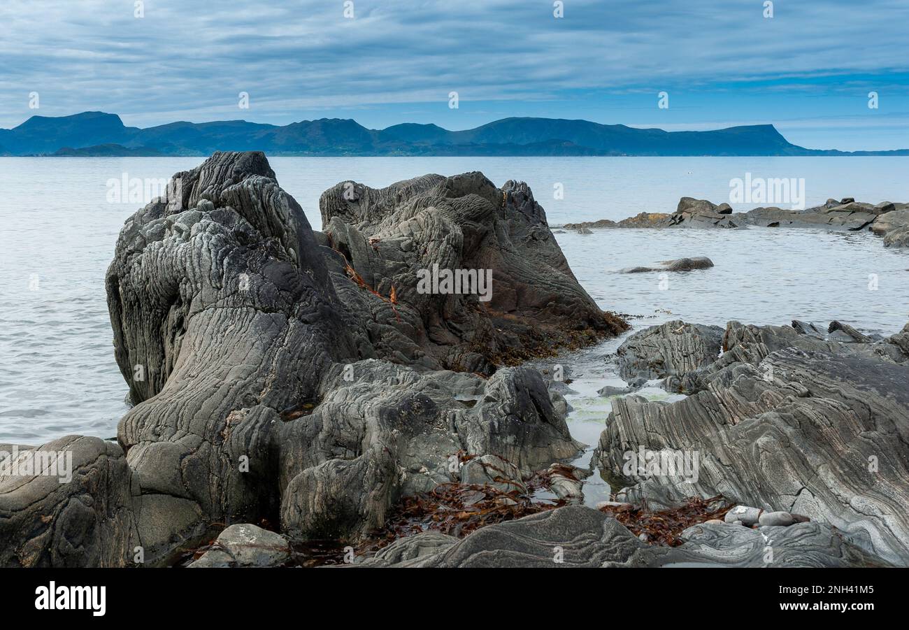 Norway,coastline,rocks,beach,waves,water,shore,sea,ocean,marine,scenic ...