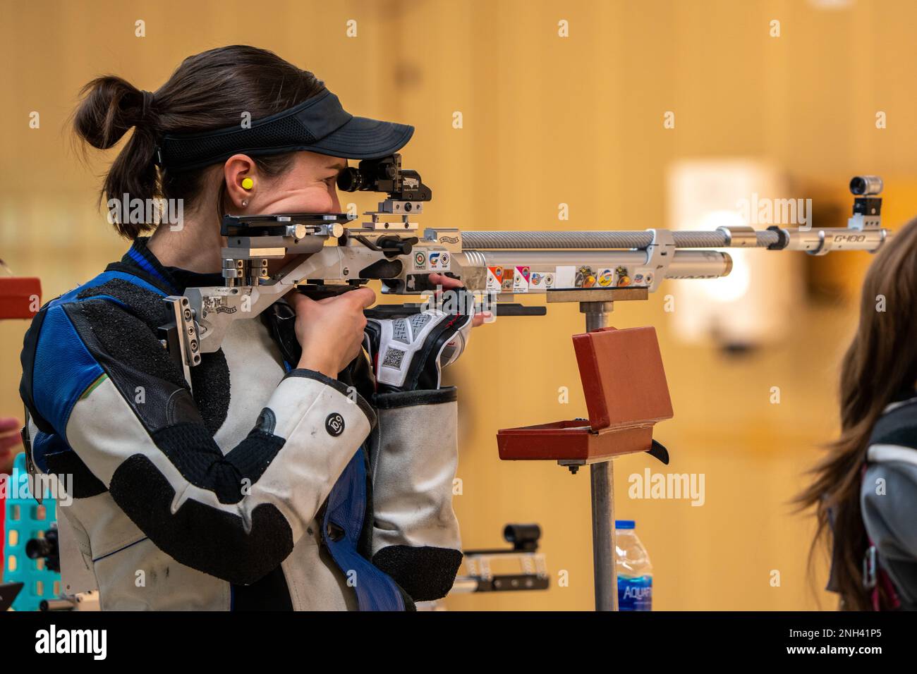 1st Lt. Sarah Beard, a shooting Soldier-athlete assigned to the World ...