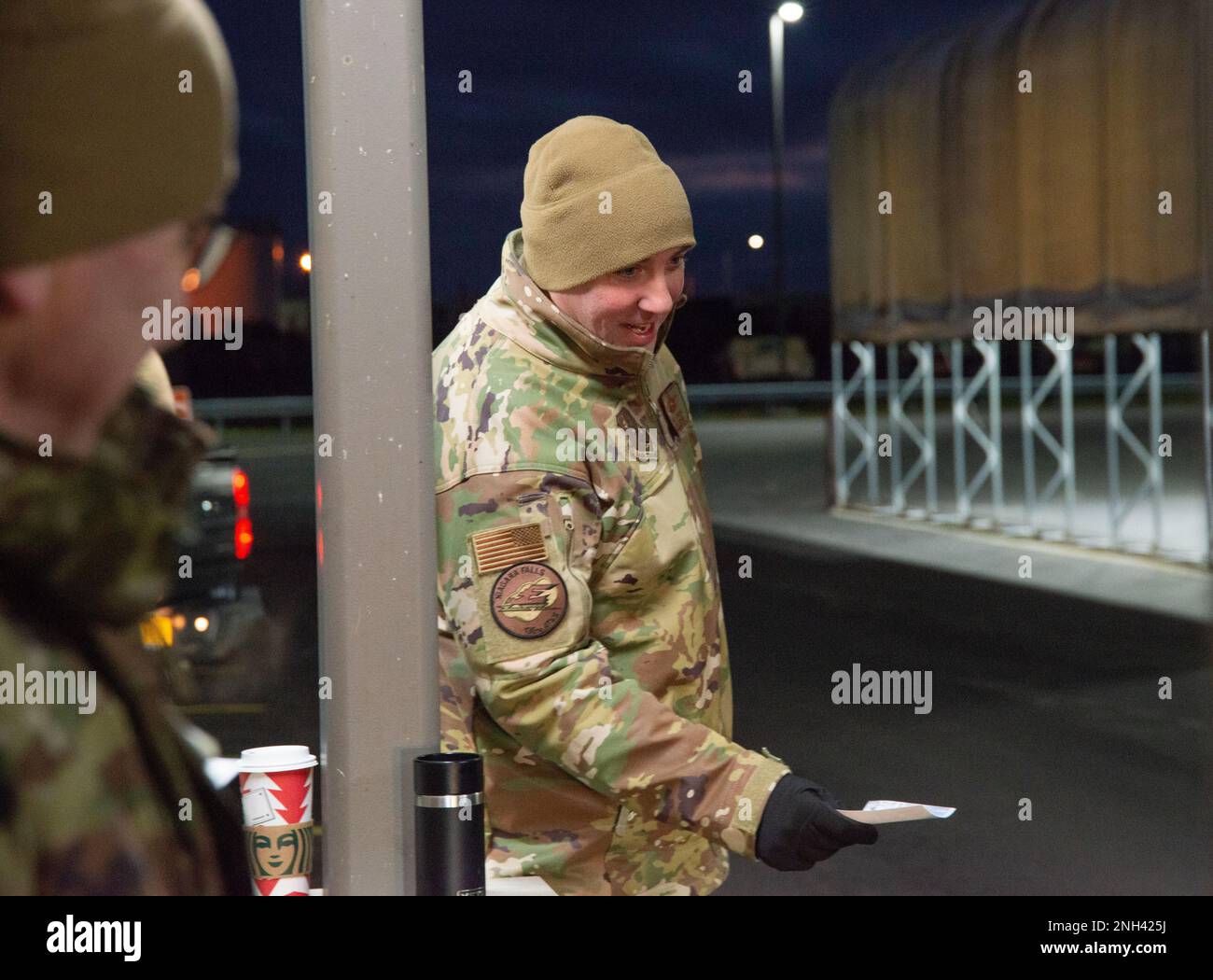 Lt Col Thomas Griffin, 107th Operations Group commander, personally ...