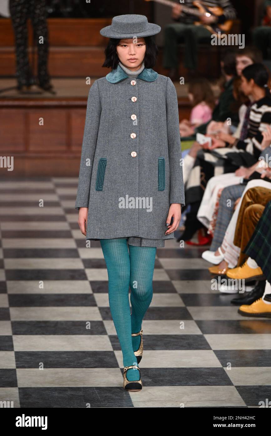 London, UK. 20 February 2023. Models on the catwalk during the Paul ...